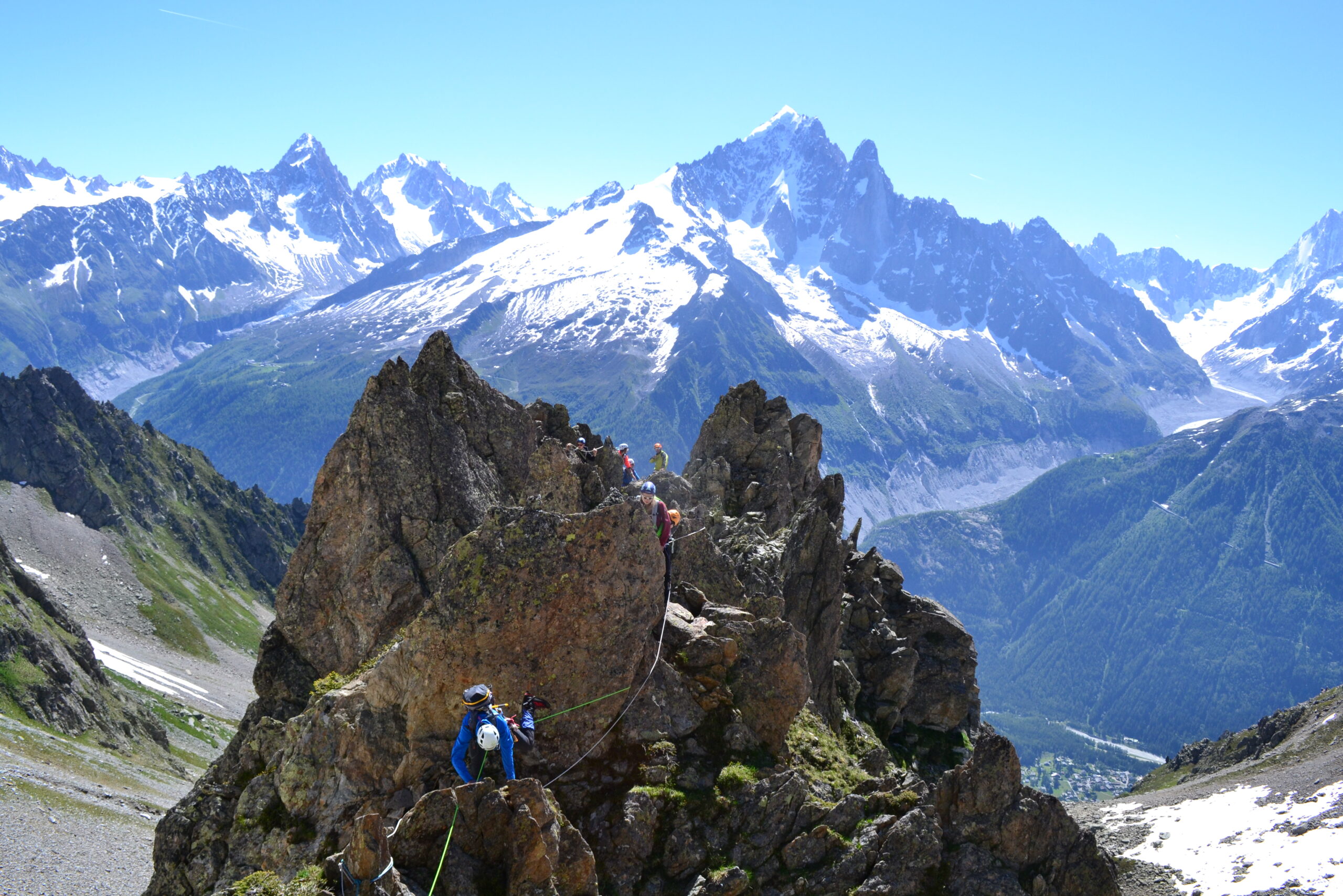 Le Grand parcours alpinisme Chamonix 2015 - On n'est pas que des collants