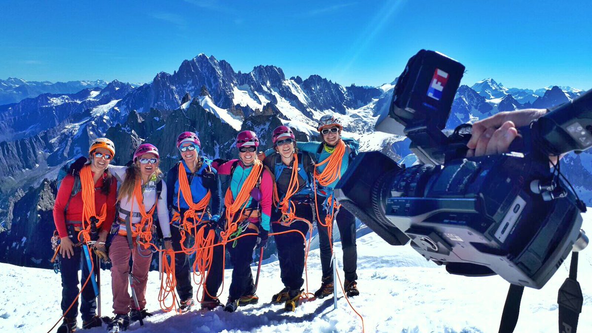 Reportage du JT de TF1 sur le GFHM ( Groupe féminin de Haute-Montagne ...